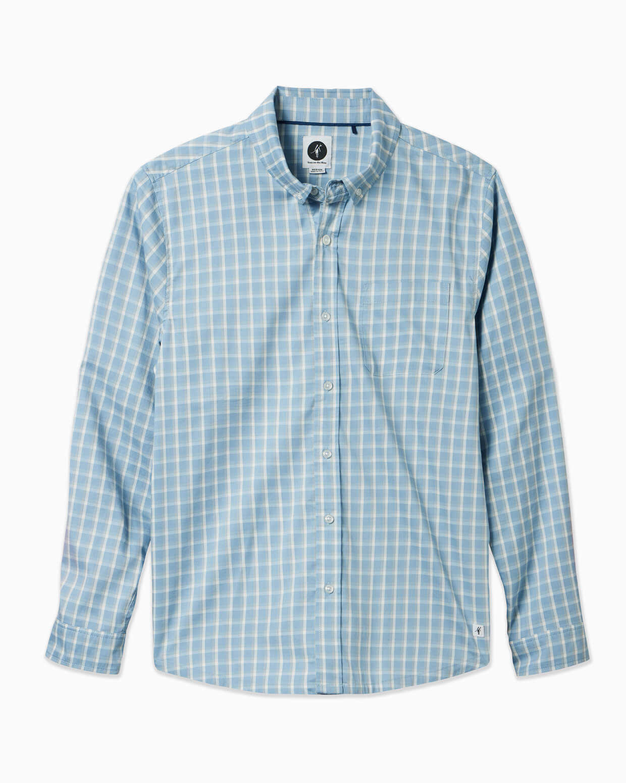 Men's Pinnacle Sport Shirt Blue Plaid | Toes on the Nose