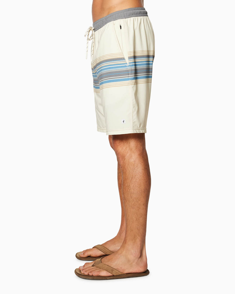 Men's Elastic Waist & Tie Athletic Shorts